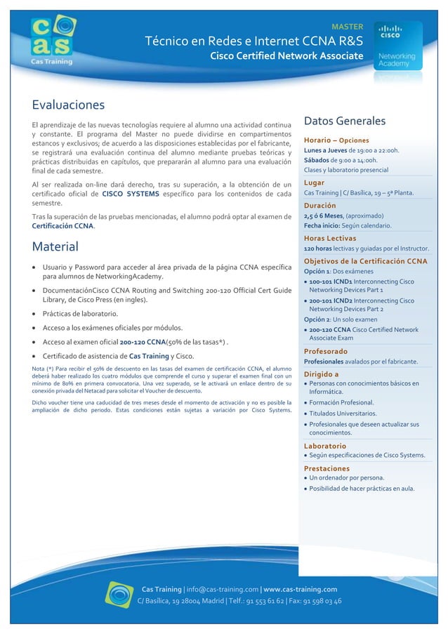 Cisco CCNA Routing & Switching (Nueva Versión) | PDF Cisco CCNA Routing & Switching (Nueva Versión) | PDF