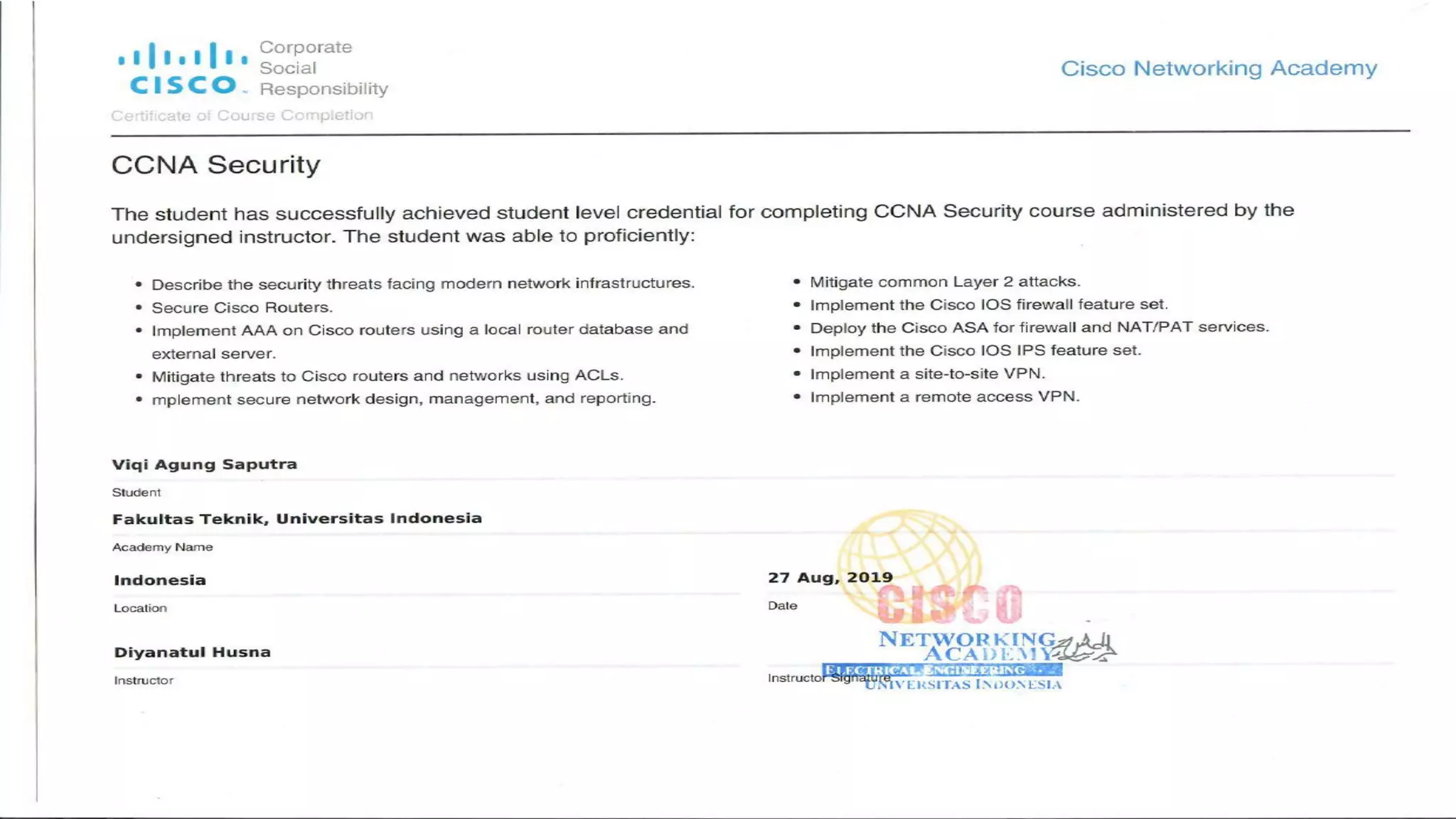 Cisco CCNA Security | PDF