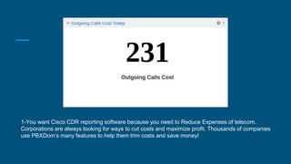 Cisco cdr reporting it’s easy if you do it smart | PPTX