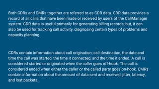 Cisco cdr reporting it’s easy if you do it smart | PPT
