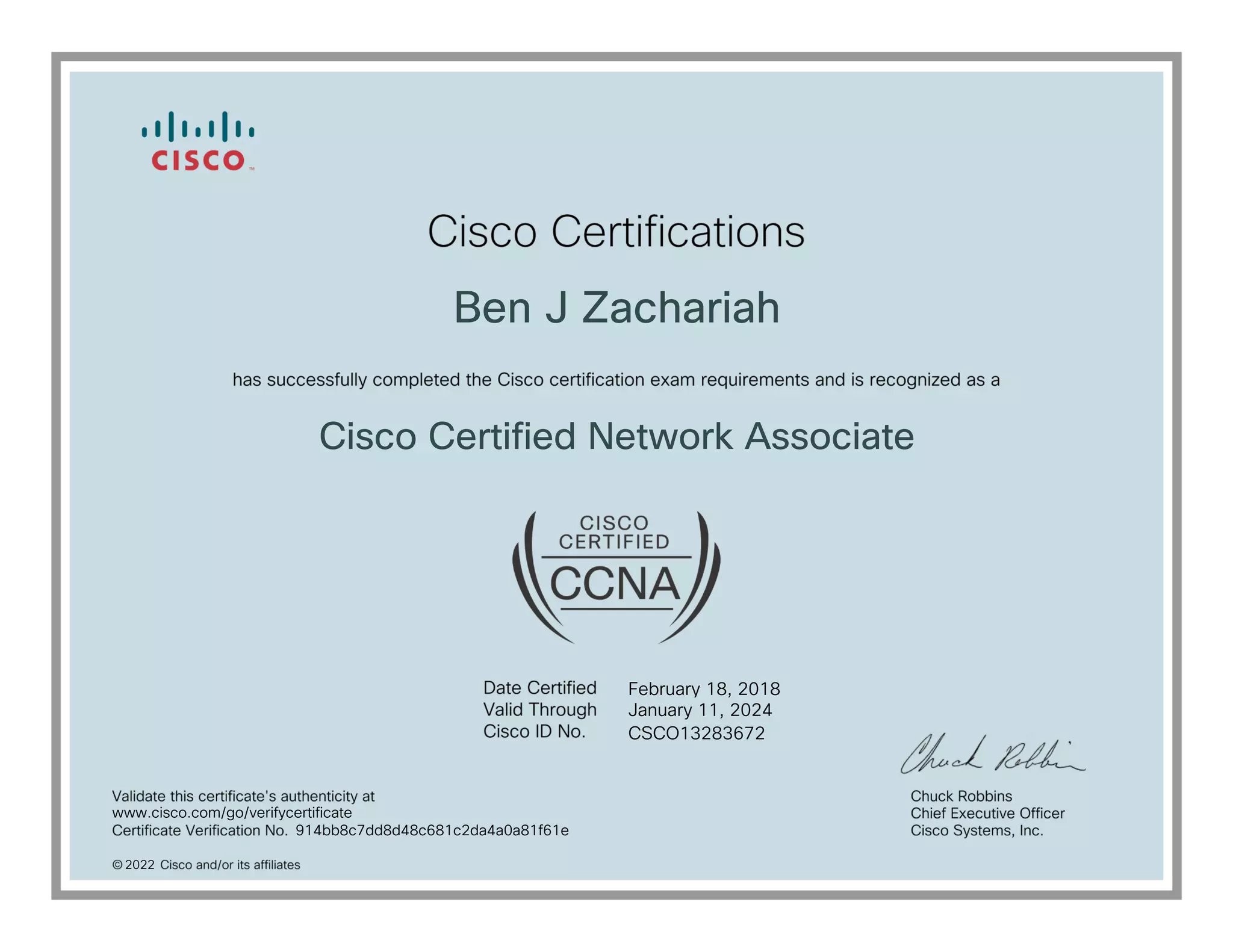 Cisco Certified Network Associate certificate | PDF