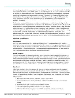 Cisco Cloud Computing White Paper | PDF
