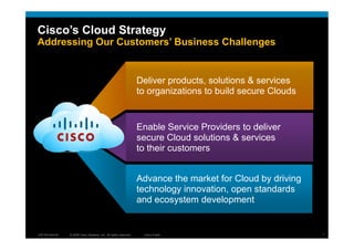 Cisco cloud strategy cisco | PPT