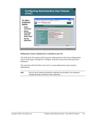 Cisco cme gui features | PDF | Operating Systems | Computer Software and Applications
