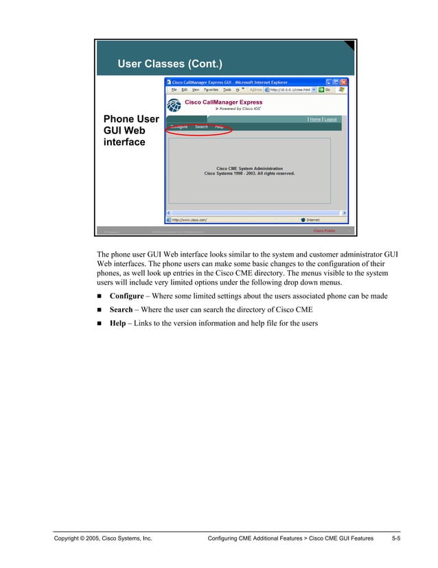 Cisco Cme Gui Features Pdf Operating Systems Computer Software And Applications