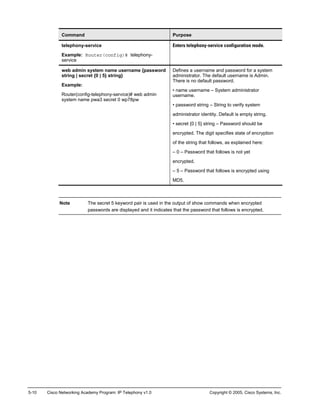 Cisco cme gui features | PDF | Operating Systems | Computer Software and Applications