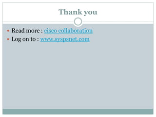 Cisco collaboration | PDF