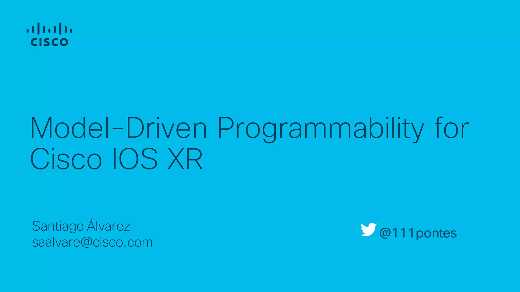 Cisco connect montreal 2018 saalvare md-program-xr-v2 | PDF