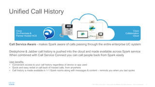 Cisco Spark Hybrid Services & Cloud Collaboration | PDF | Web ...