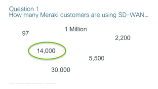 Cisco Connect Toronto 2018 the intelligent network with cisco meraki ...