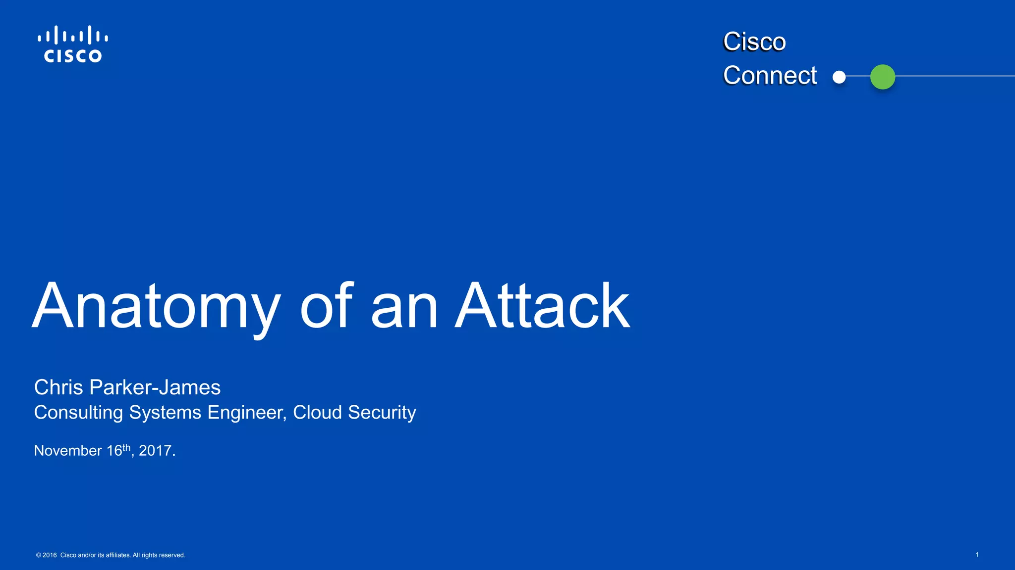 Cisco Connect Vancouver 2017 - Anatomy of Attack | PDF