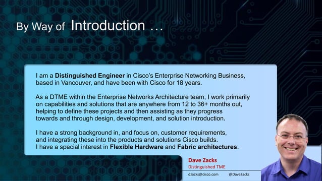 Cisco Connect Vancouver 2017 - Cisco's Digital Network Architecture - deeper dive, from the ...