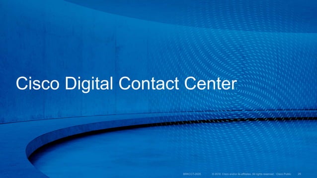 Cisco contact center | PDF