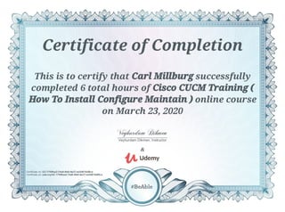 Cisco CUCM training | PDF
