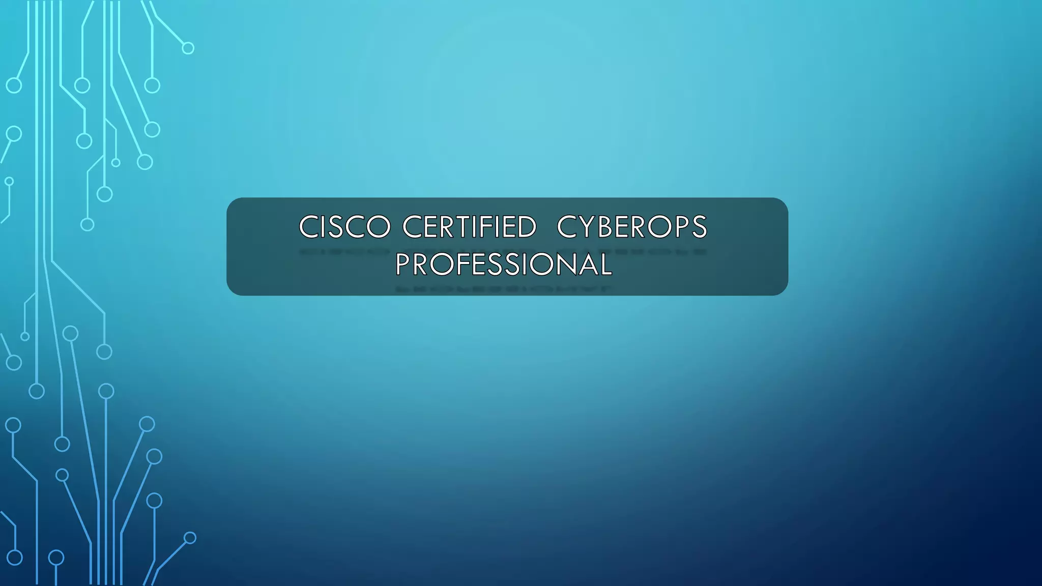 Cisco cyberops professional | PPT