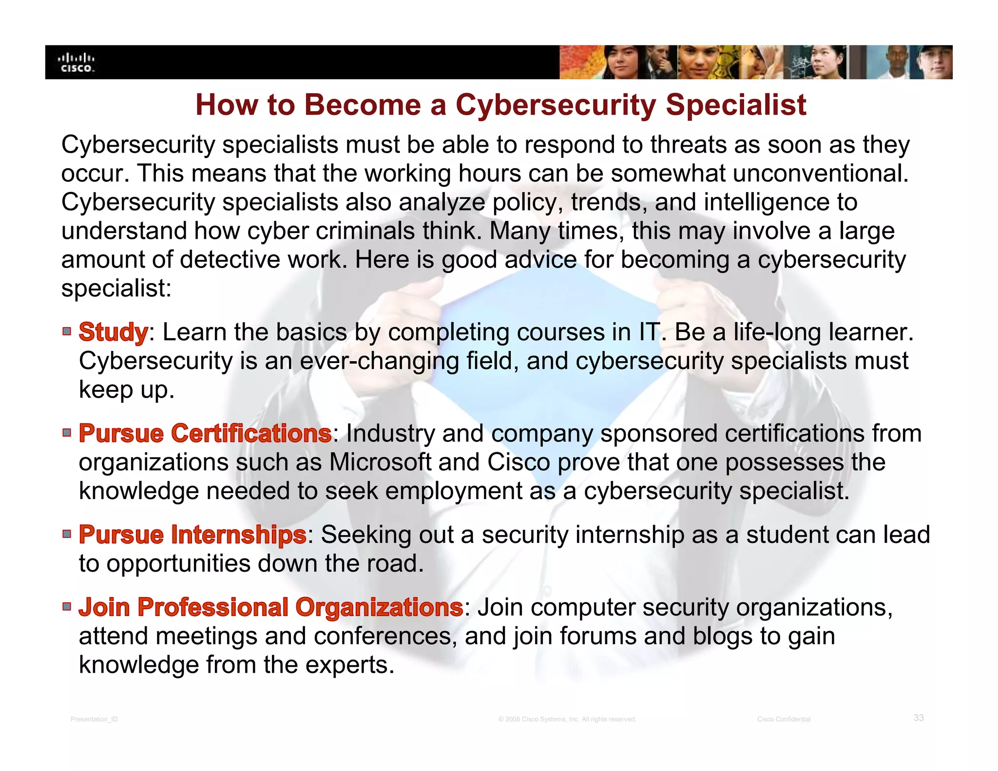 Cisco Cyber Security Essentials Chapter-1 | PDF
