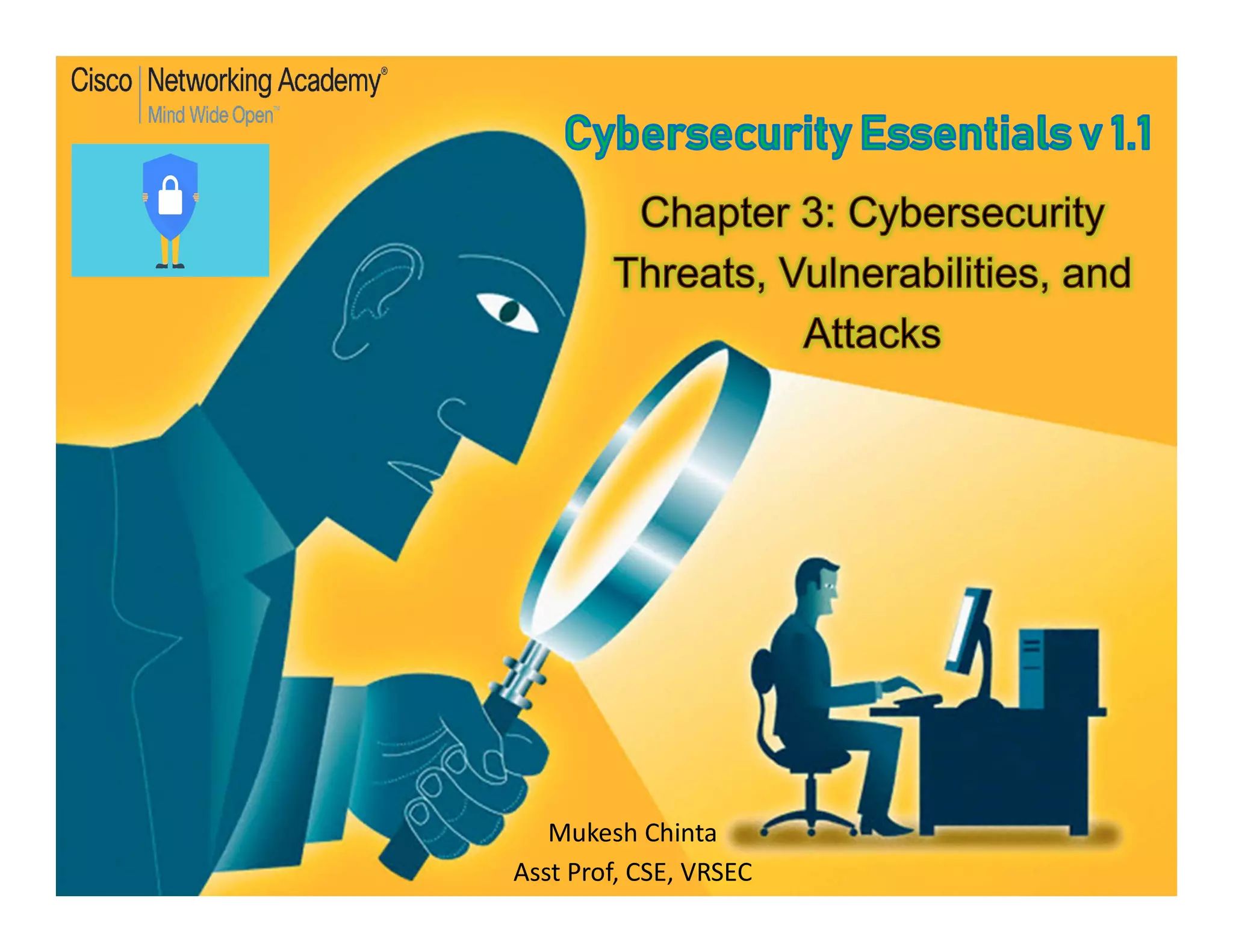 Cisco cybersecurity essentials chapter 3 | PDF
