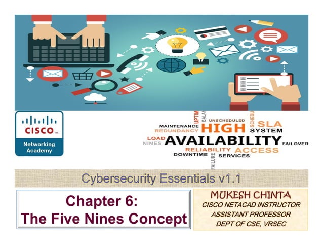 Cisco cybersecurity essentials chapter - 6 | PDF