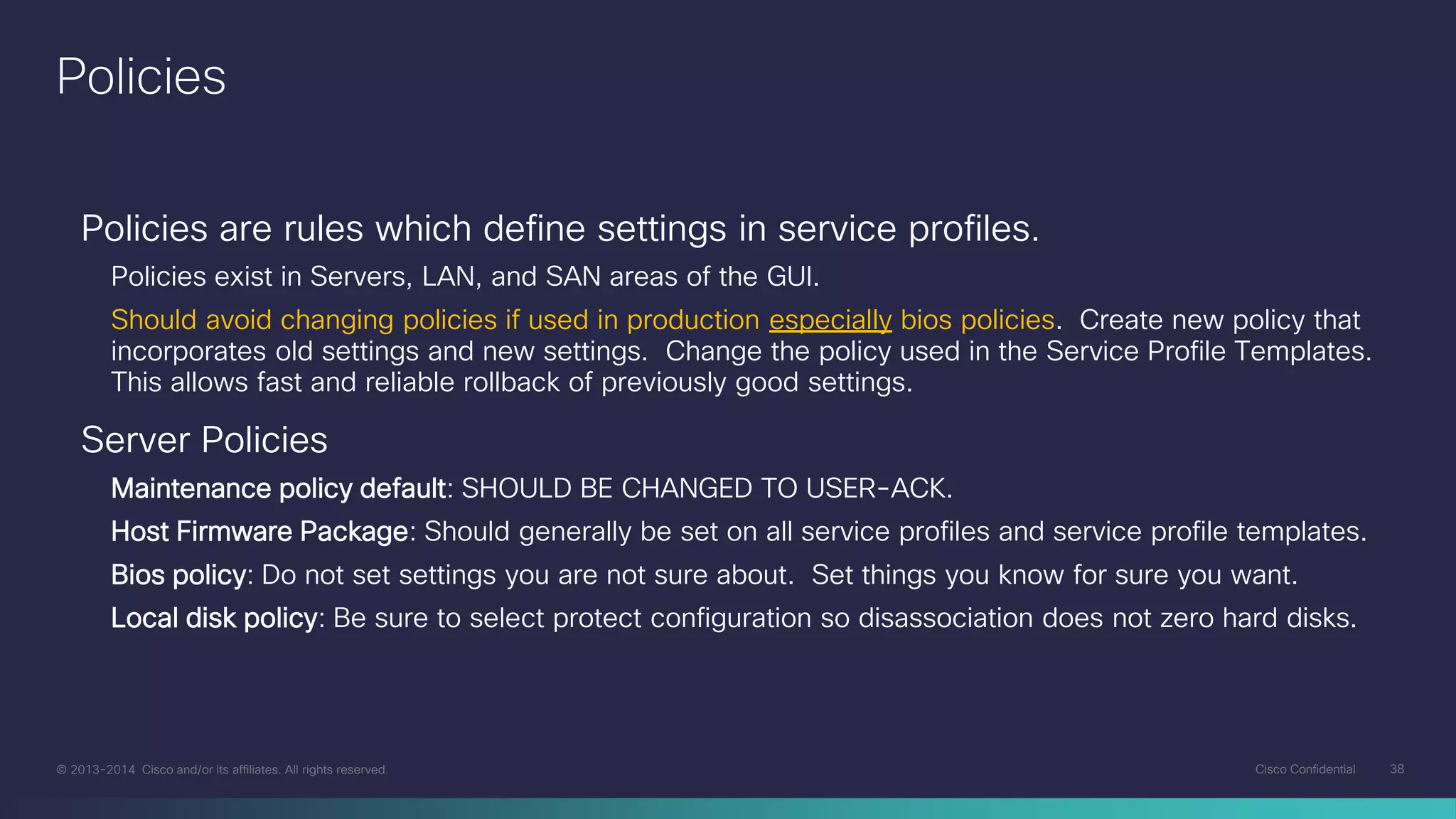 Cisco datacenter ucs-best-practices_ddebussc_2015d | PPT