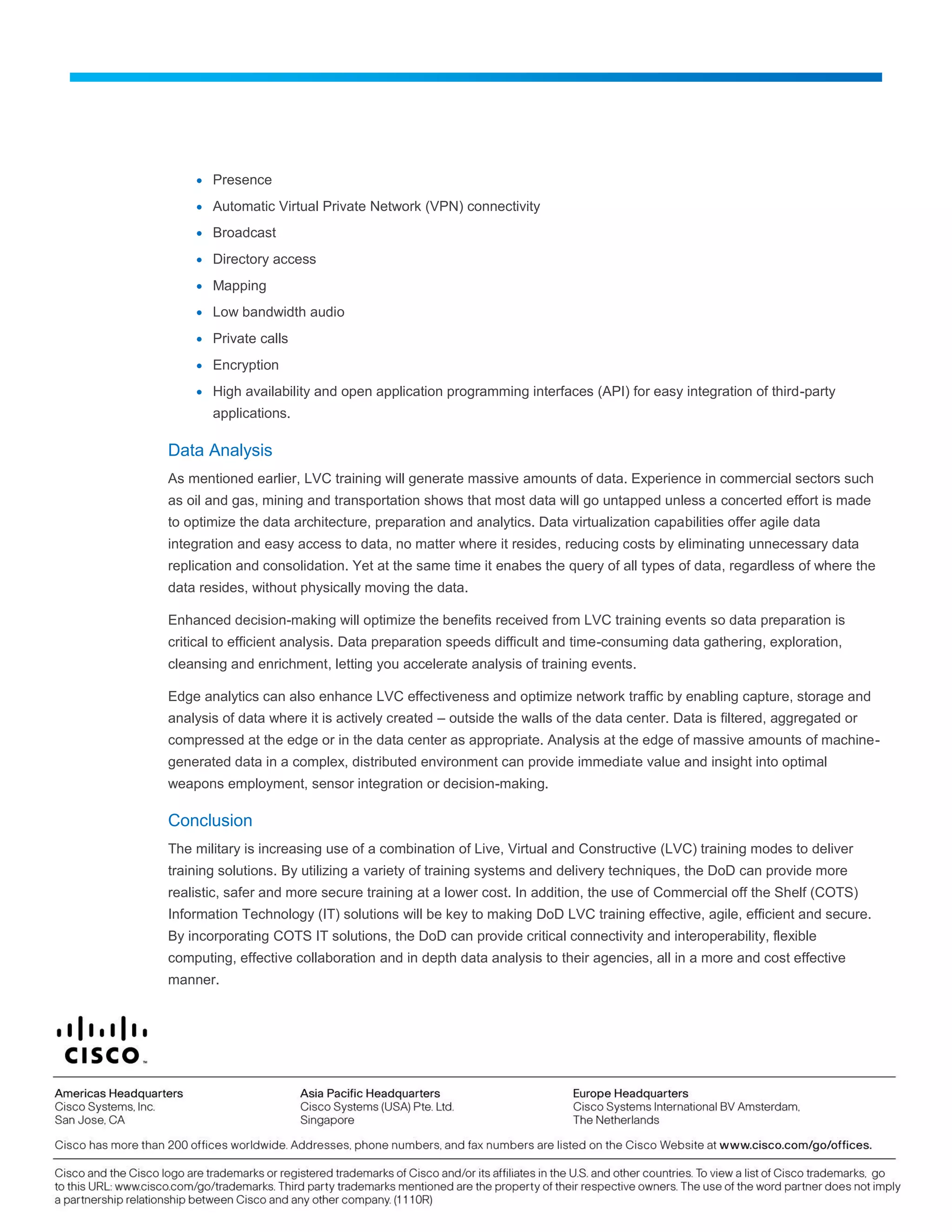 Digital Transformation in Defense: Live, Virtual and Constructive (LVC ...