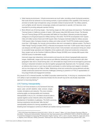 Digital Transformation in Defense: Live, Virtual and Constructive (LVC) Training | PDF