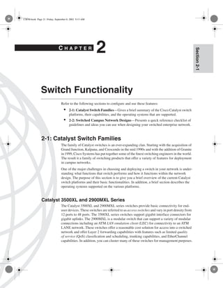 Cisco field manual catalyst switch configuration | PDF