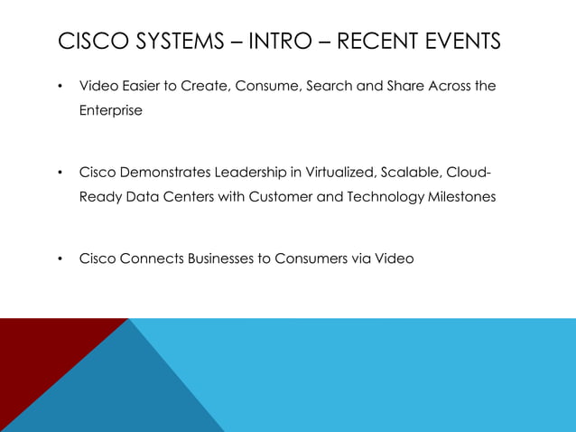 Cisco Case Analysis | PPTX | Computer Networking | Computing