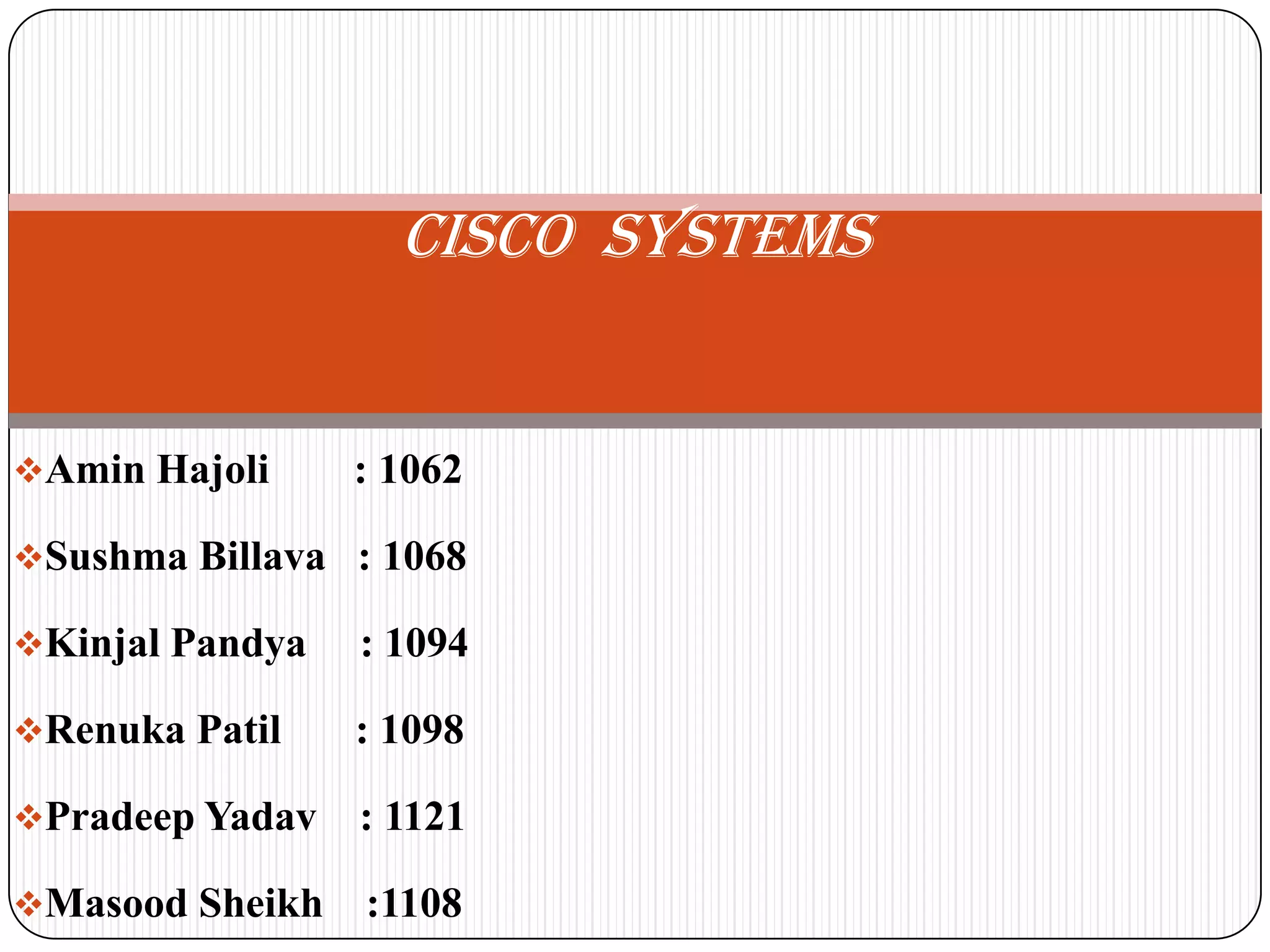 Cisco final ppt | PPTX