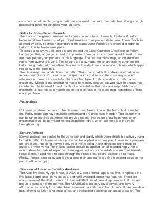 Cisco Firewall Technologies: Guide For Beginners | PDF