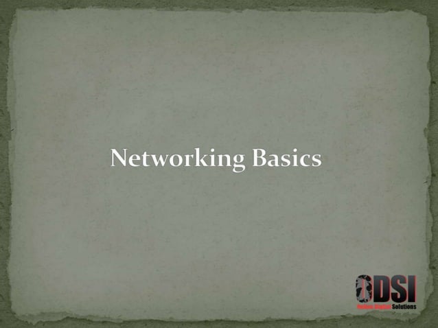 Networking Basics and Cisco | PPTX | Computer Networking | Computing