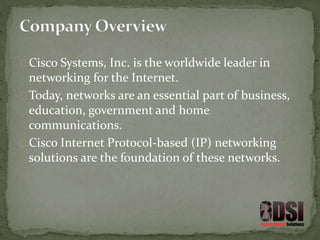 Networking Basics and Cisco | PPTX
