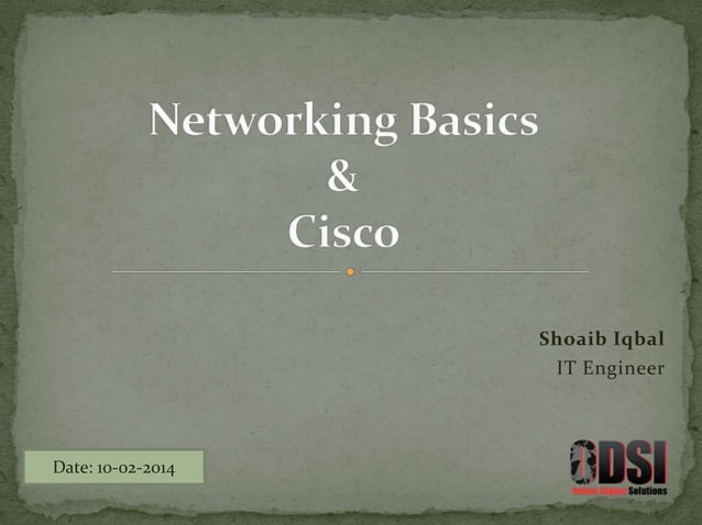 Networking Basics and Cisco | PPT