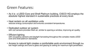 Building automation - Cisco Headquarters | PPTX