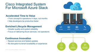 Cisco integrated system for microsoft azure stack | PPT