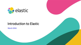 Case Study: Elasticsearch Ingest Using StreamSets @ Cisco Intercloud | PPT