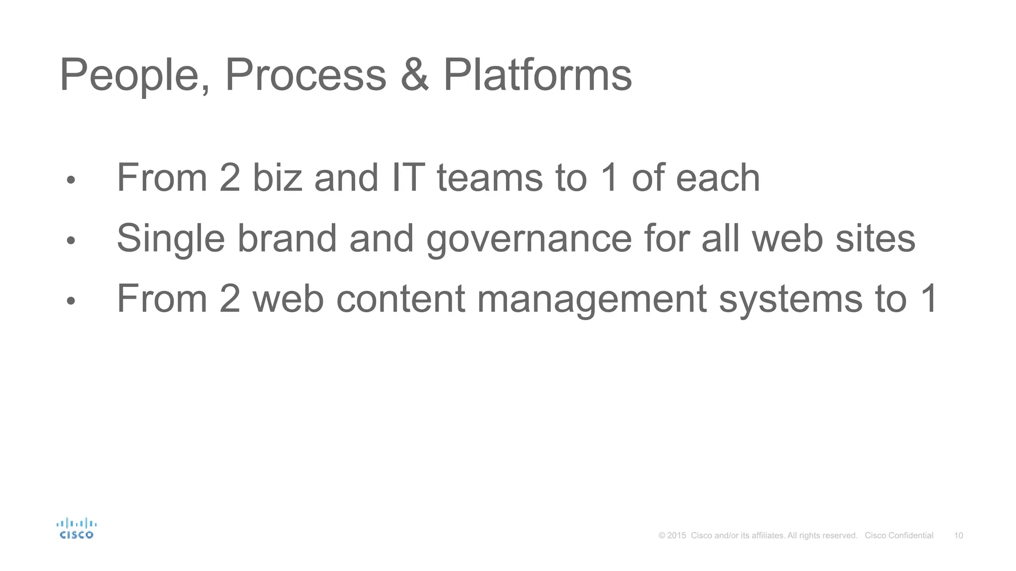 Cisco intranet case study " oct 2015 | PPTX