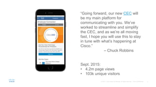 Cisco intranet case study " oct 2015 | PPTX