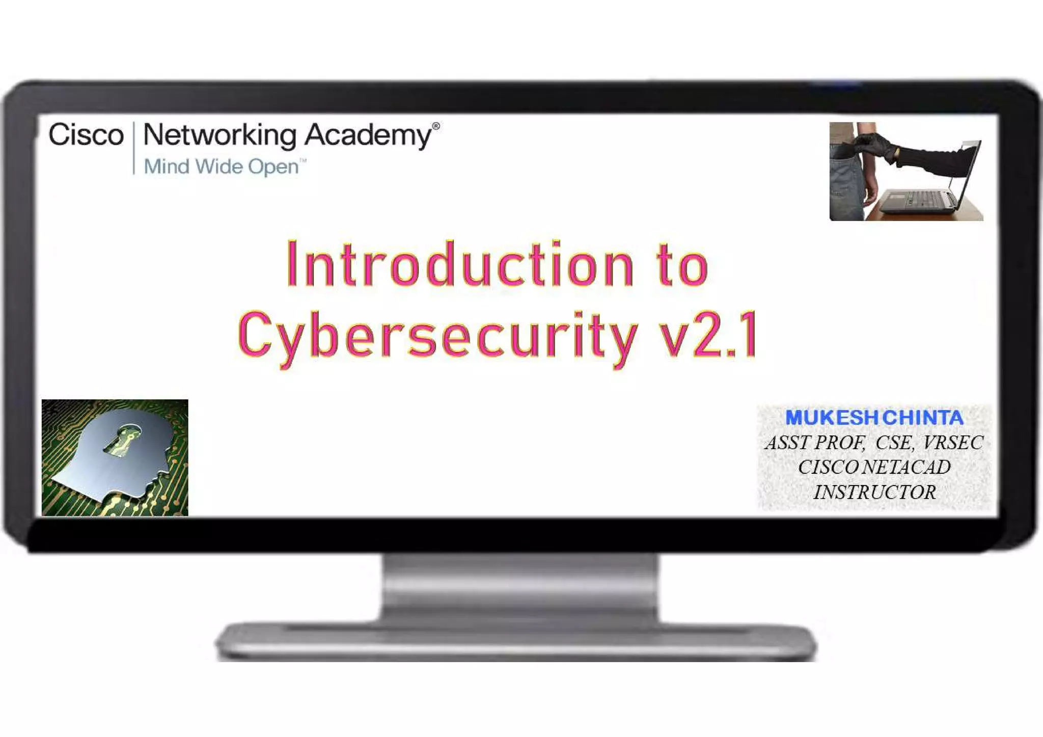 The need for Cybersecurity - Cisco Intro to Cybersec Chap-1 | PPT