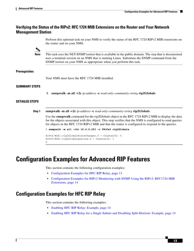 Cisco ios ip routing advanced rip features | PDF | Operating Systems | Computer Software and ...