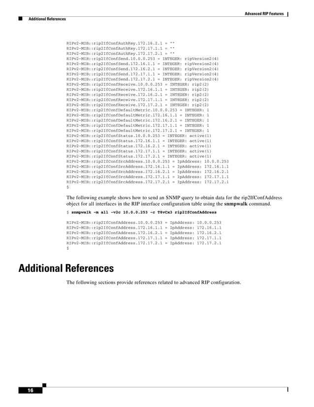 Cisco ios ip routing advanced rip features | PDF | Operating Systems ...