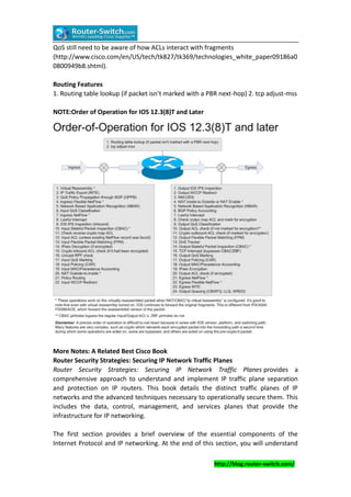 Cisco ios order of operation | PDF