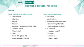 Cisco IOS shellcode: All-in-one | PPTX