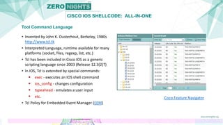 Cisco IOS shellcode: All-in-one | PPTX
