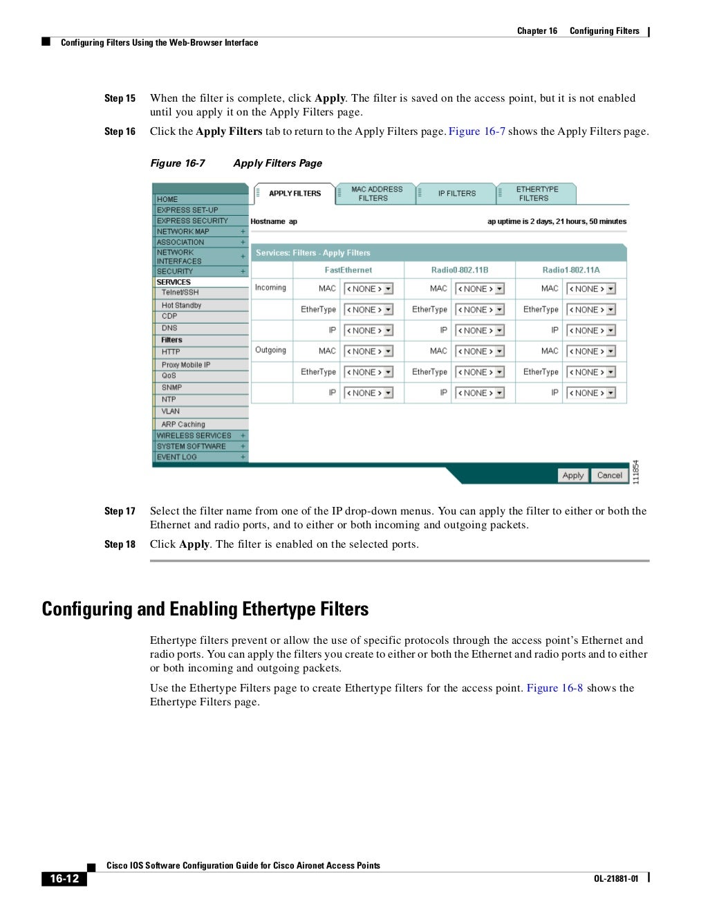 Cisco Ios Software Configuration Guide For Cisco Aironet Access Point
