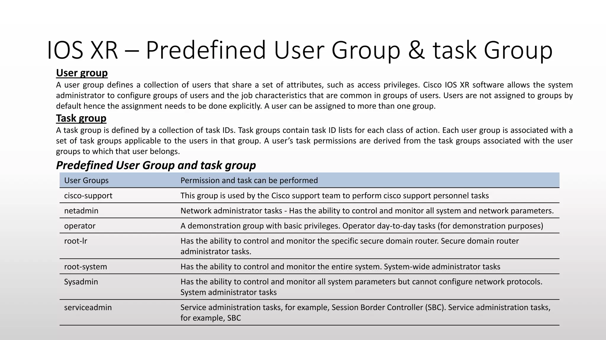 Cisco ise jun os and ios xr - tacacs+ integration | PPTX