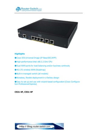 Cisco 900 Series Integrated Services Routers Cisco 900, 47% OFF