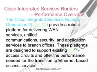Cisco isr g2 | PPT