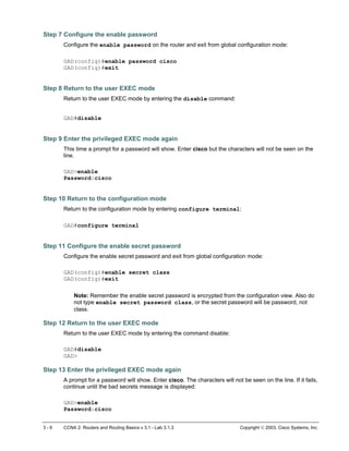Cisco labs practical1 | PDF | Operating Systems | Computer Software and Applications