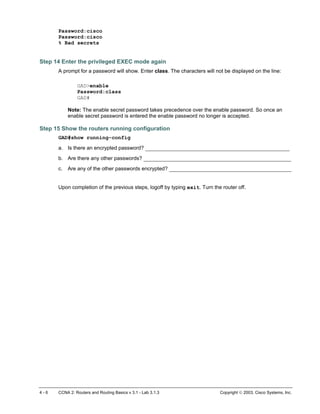 Cisco labs practical1 | PDF | Operating Systems | Computer Software and Applications