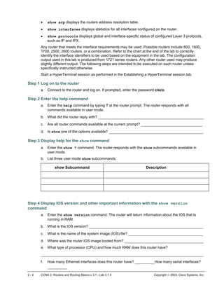 Cisco labs practical1 | PDF | Operating Systems | Computer Software and Applications